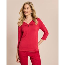 Helena Vera Pullover mit Schleife am Ausschnitt