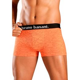 Bruno Banani Herren Boxer, blau-bedruckt, orange-bedruckt, t&uuml;rkis-bedruckt, lila-bedruckt, Gr&ouml;&szlig;e L
