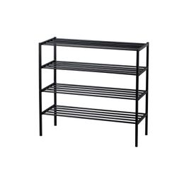 Tchibo - Woood Schuhregal »Ferro« - 85x35x80cm - schwarz - Metall