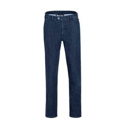 Br&uuml;hl Bequeme Jeans BR&Uuml;HL "Parma DO", Herren, Gr. 50, EURO-Gr&ouml;&szlig;en, blau, 97% Baumwolle, 3% Elasthan, unifarben, lang, Jeans Straight-fit-Jeans Stretchjeans, mit optimalem Tragekomfort