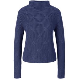 Peter Hahn - Pullover aus 100% SUPIMA -Baumwolle, blau, Gr. 42 / M - Baumwolle