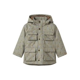 name it Funktionsjacke 'Snow05' Jungen Gr&ouml;&szlig;e 110 blau / braun / pastellgr&uuml;n