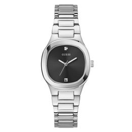 Guess Analog 'GD Eve' Damen Gr&ouml;&szlig;e One Size schwarz / silber