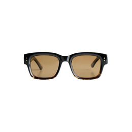 Bershka Sonnenbrille Herren Gr&ouml;&szlig;e One Size dunkelbraun