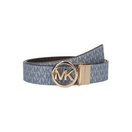 Michael Michael Kors G&uuml;rtel Damen Gr&ouml;&szlig;e 95 marine / hellblau / gold