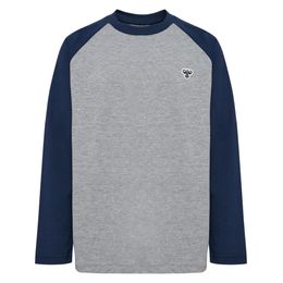 Hummel Shirt 'Bee' Jungen Gr&ouml;&szlig;e 146/152 navy / graumeliert