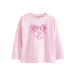 next Shirt M&auml;dchen Gr&ouml;&szlig;e 122 pink / rosa / magenta