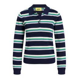 Jack & Jones JJXX Poloshirt Damen Gr&ouml;&szlig;e XL navy / gr&uuml;n / pastelllila / naturwei&szlig;