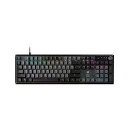 K70 Core RGB, Gaming-Tastatur schwarz/grau, DE-Layout, Corsair Red