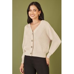 YUMI Strickjacke Damen Gr&ouml;&szlig;e S beige