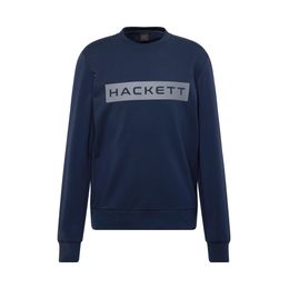 Hackett London Sweatshirt 'ESSENTIAL' Herren Gr&ouml;&szlig;e XXL blau / silbergrau