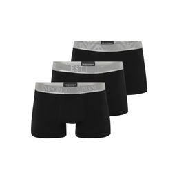 Emporio Armani Boxershorts Herren Gr&ouml;&szlig;e L grau / schwarz