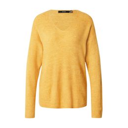 V&eacute;ro Moda Vero Moda Pullover 'VMCREWLEFILE' Damen Gr&ouml;&szlig;e L senf