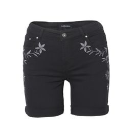 Koroshi Shorts Damen Gr&ouml;&szlig;e 29/30 silbergrau / schwarz