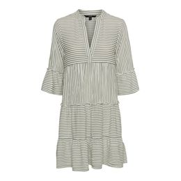 V&eacute;ro Moda Vero Moda Kleid 'HELI' Damen Gr&ouml;&szlig;e 42 beige / grau