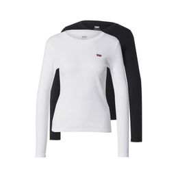 Levi's Levi's 'Essential Long Sleeve Tee (2-Pack)' Damen Gr&ouml;&szlig;e XS rot / schwarz / wei&szlig;