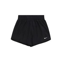 Nike Sportshorts 'One' M&auml;dchen Gr&ouml;&szlig;e 128/138 schwarz / wei&szlig;