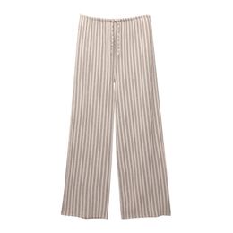 Pull&Bear Pull&bear Hose Damen Gr&ouml;&szlig;e 40 ecru / grau