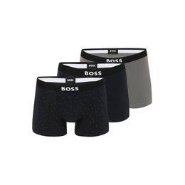 BOSS Boxershorts Herren Gr&ouml;&szlig;e S marine / dunkelgrau / schwarz / wei&szlig;