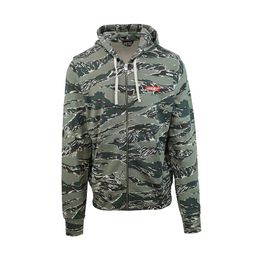 Diesel Sweatjacke Herren Gr&ouml;&szlig;e M khaki / dunkelgr&uuml;n / schwarz / wei&szlig;