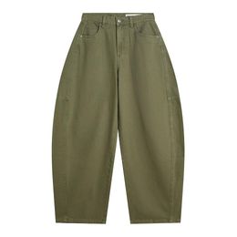 Bershka Hose Damen Gr&ouml;&szlig;e 38 gr&uuml;n
