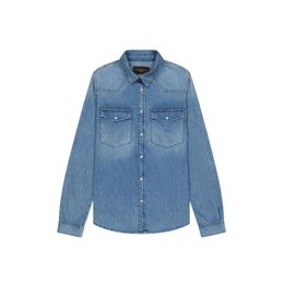Le Temps Des Cerises Bluse 'Barbara' Damen Gr&ouml;&szlig;e XL blue denim
