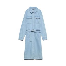 Véro Moda VERO MODA Kleid 'VMLINEA' Damen Größe 38 hellblau Winterkleid