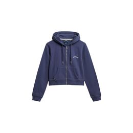 Superdry & Co Zip-Up Hoodie 'Essential' female Blue size 40