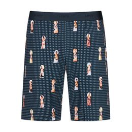 Mey Pyjamahose 'Keyhole And Pin Up' Herren Gr&ouml;&szlig;e XL dunkelblau / mischfarben