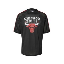 New Era T-Shirt Herren Größe L cranberry / schwarz / weiß
