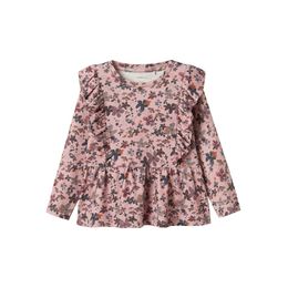 name it Shirt Mädchen Größe 116 dunkelgrau / mauve / orange / altrosa