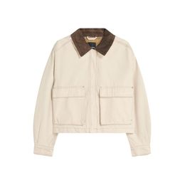 Bershka Between-Season Jacket female Beige size L