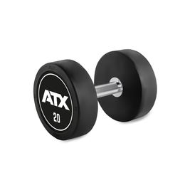 Rubber Dumbbell - ATX Logo - 20.0 kg