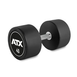 Rubber Dumbbell - ATX Logo - 40.0 kg
