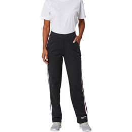 Damen Freizeithose mit innenliegendem Zugband schwarz-ros&eacute; Gr&ouml;&szlig;e 52/54