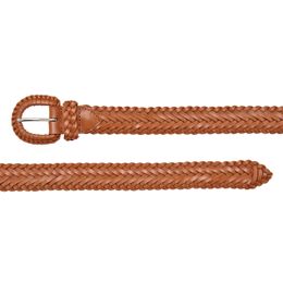 Lascana Damen Flechtg&uuml;rtel hellbraun Gr&ouml;&szlig;e 90