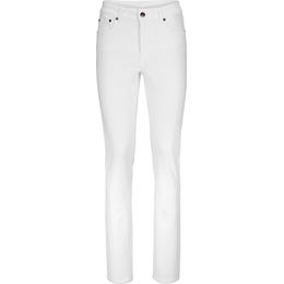 Heine Damen Skinny Jeans mit Bauchweg-Effekt wei&szlig; Gr&ouml;&szlig;e 34