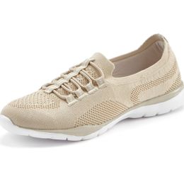 Lascana Damen Sneaker beige Gr&ouml;&szlig;e 39