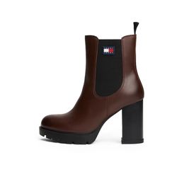 Tommy Jeans Chelsea Boots Damen Gr&ouml;&szlig;e 41 braun / schwarz Winterschuhe