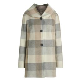 AMBER & JUNE Amber & June Mantel Damen Gr&ouml;&szlig;e XS/S beige / creme / grau / graumeliert