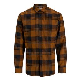 Jack & Jones Jack & Jones Button Up Shirt male Brown size XXL