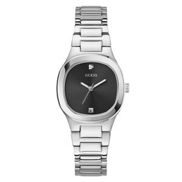 Guess Analog 'GD Eve' Damen Gr&ouml;&szlig;e One Size schwarz / silber