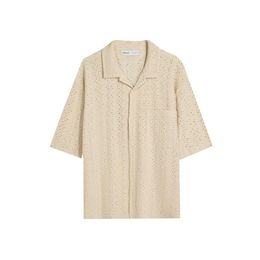 Bershka Button Up Shirt male Beige size L