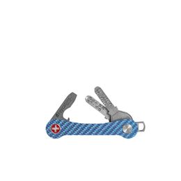 keycabins Schl&uuml;sselhalter Carbon in light blue | Gr.: onesize