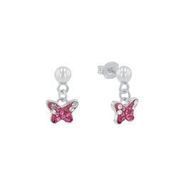 Prinzessin Lillifee Ohrhänger Silber 925, rhodiniert in Pink | Gr.: onesize