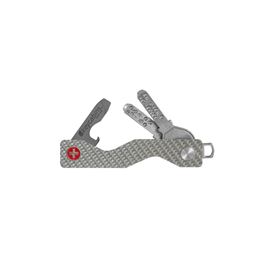keycabins Schl&uuml;sselhalter Carbon S3 in silver | Gr.: onesize
