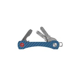 keycabins Schl&uuml;sselhalter Carbon S2 in light blue | Gr.: onesize