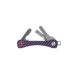 keycabins Schl&uuml;sselhalter Carbon S2 in violet | Gr.: onesize