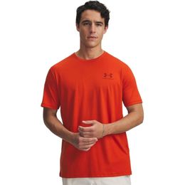 Under Armour Sportshirt "Sportstyle Lc T-Shirt" in Orange | Gr.: M