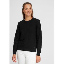oxmo Strickpullover OXDotta in Schwarz | Gr.: M